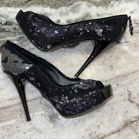 Philipp Plein | Shoes | Philipp Plein Starlet Sequin Heel 38 | Poshmark